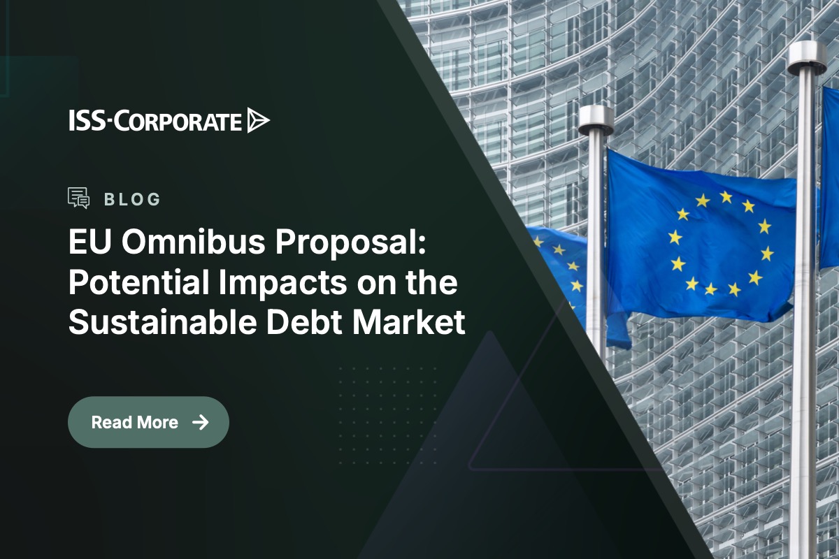 EU Omnibus Proposal: Impacts on the Sustainable Debt Market