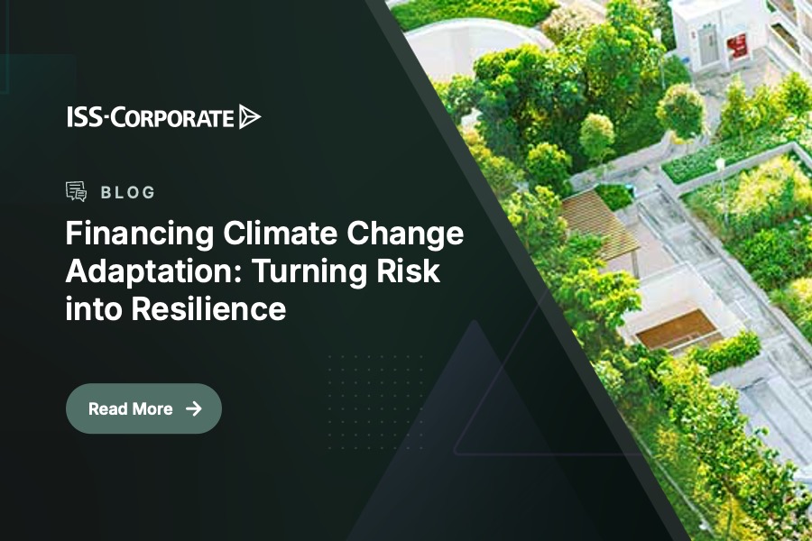 Financing Climate Change Adaptation: Turning Risk into Resilience