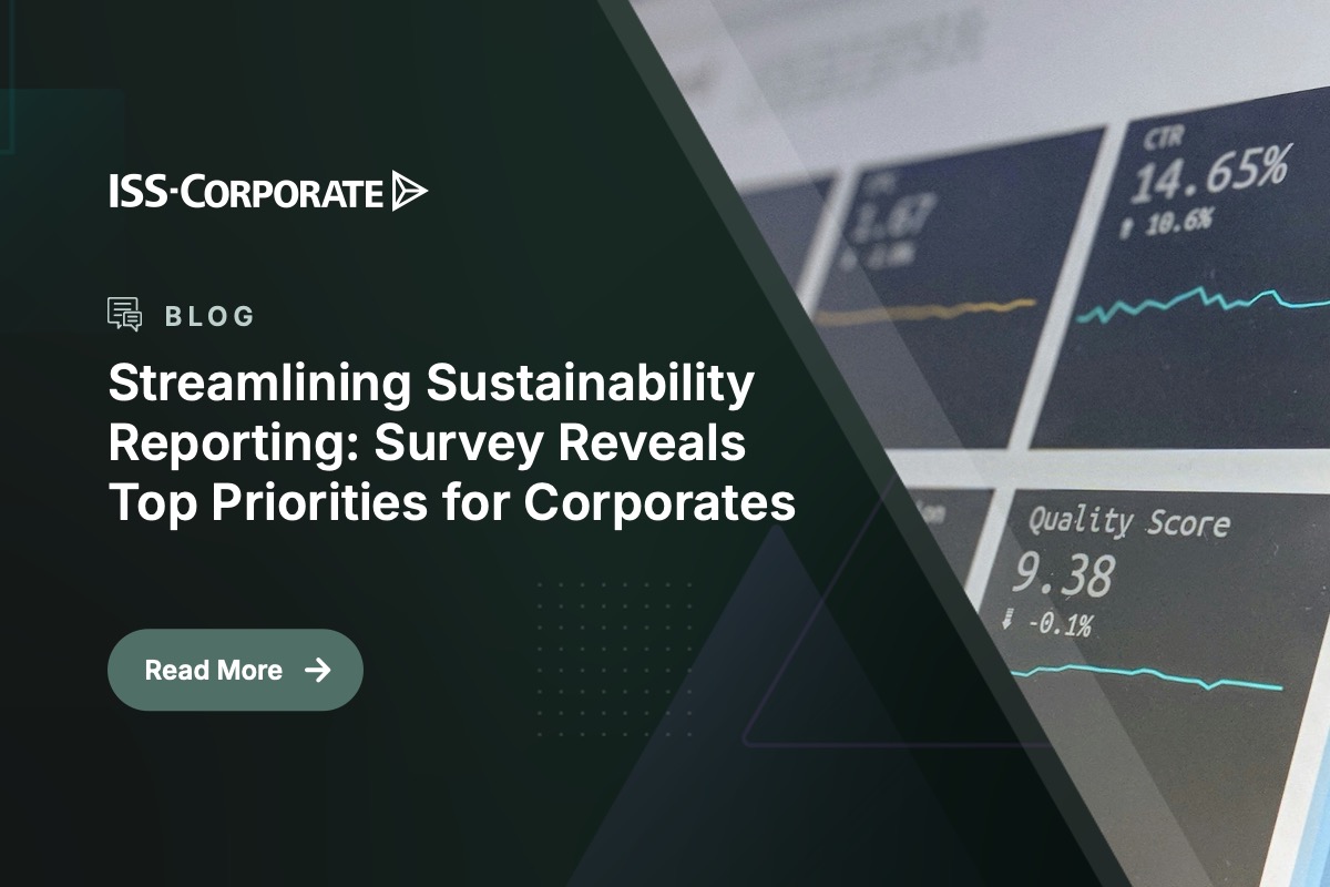 Streamlining Sustainability Reporting: Survey Reveals Top Priorities ...