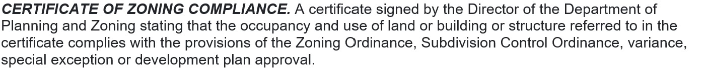 Planning & Zoning Ordinances | Plainfield, IN