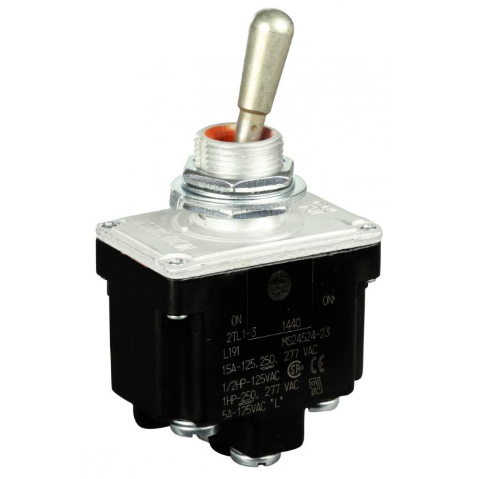 2TL1-3 from HONEYWELL - MICROSWITCH - TOGGLE SWITCH, DPDT, 15A, 125V
