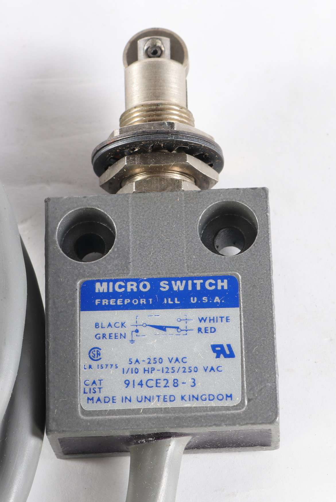 914CE28-3 from HONEYWELL - MICROSWITCH - LIMIT SWITCH - SPDT,ROLLER ...