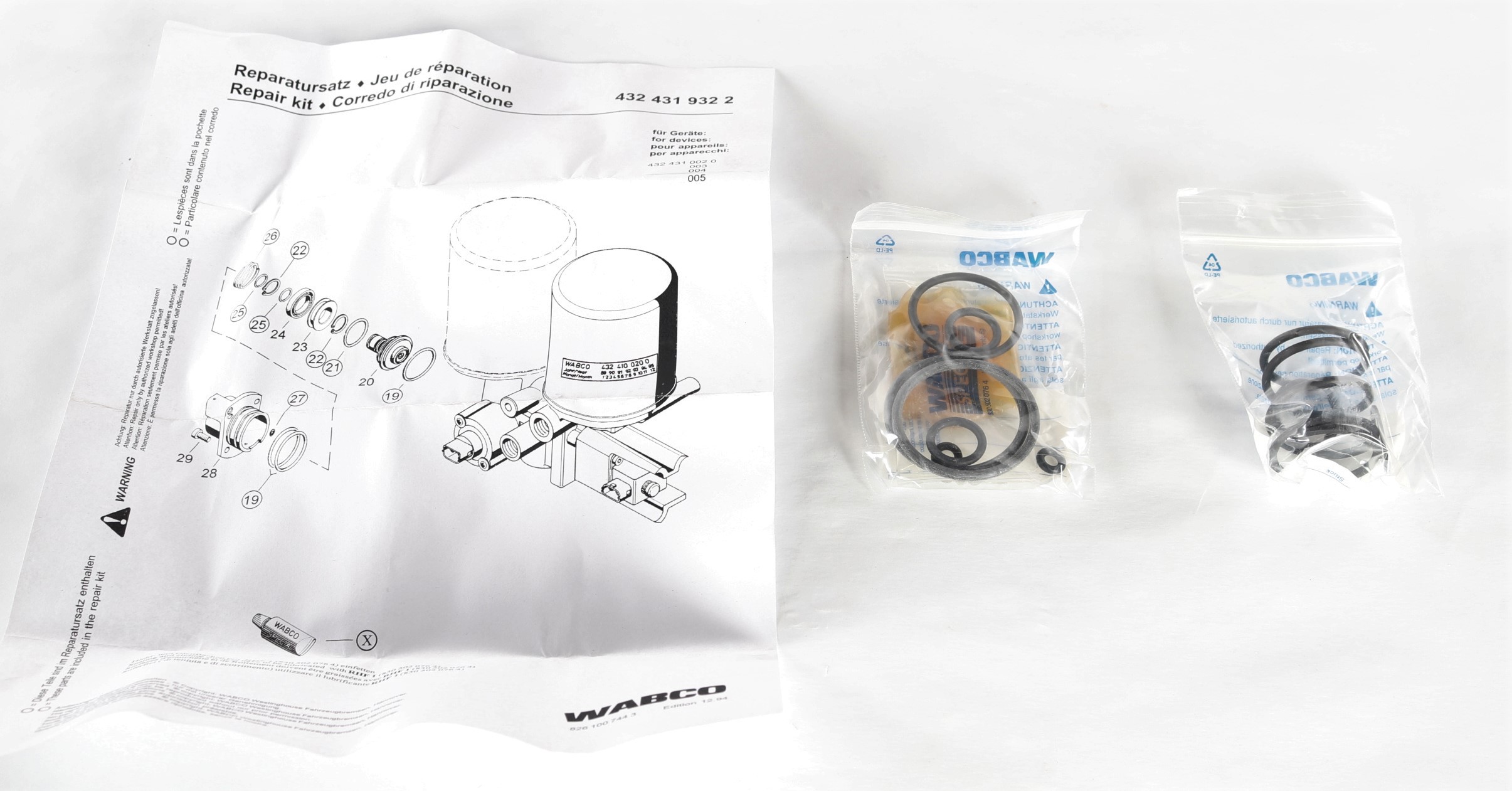 R955041 from MERITOR - AIR DRYER PISTON KIT