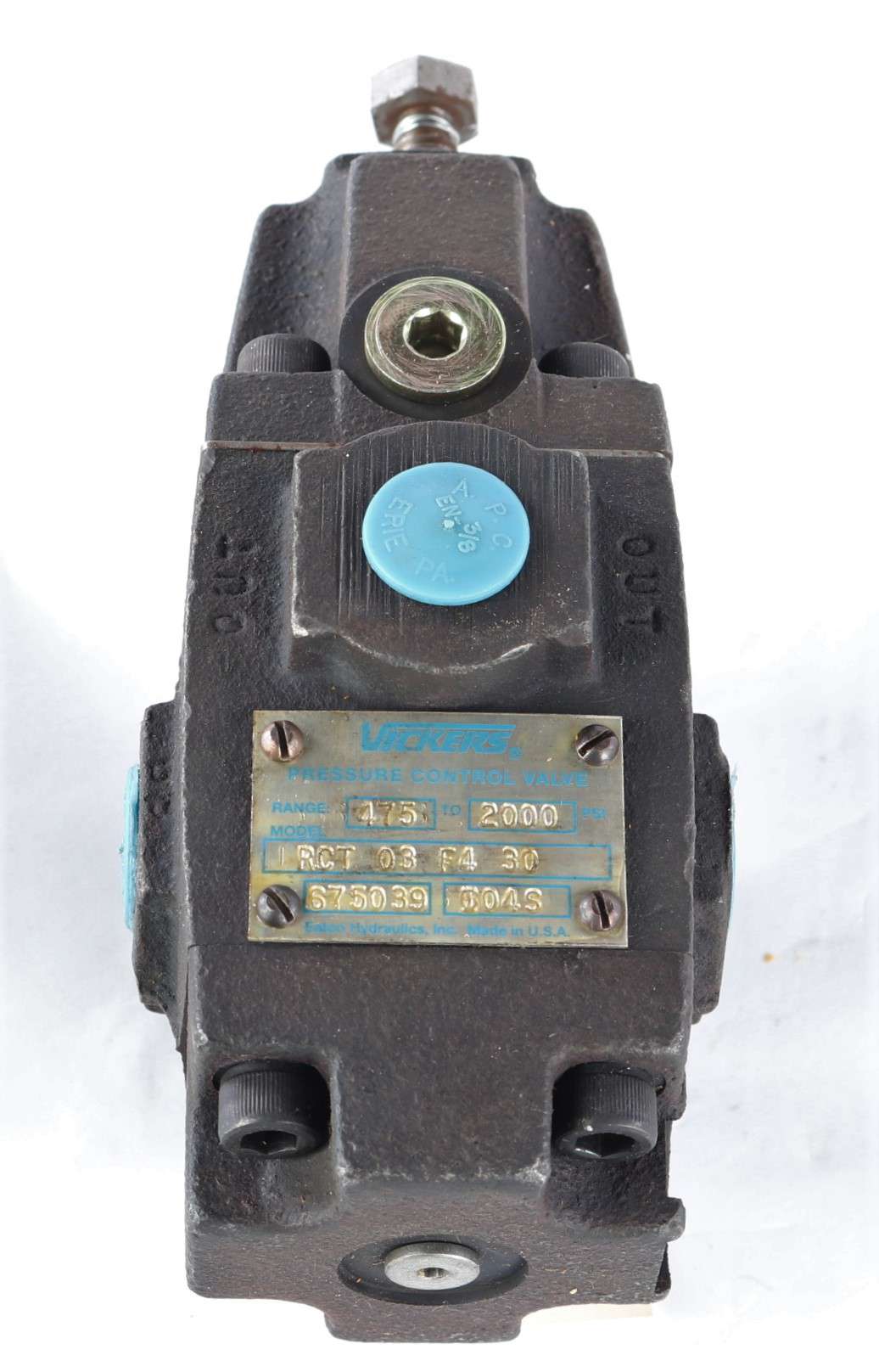 RCT03F430 from DANFOSS - EATON - VICKERS - PRESSURE CONTROL VALVE RANGE ...