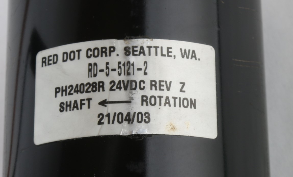 RD-5-5121-2 from RED DOT - FAN MOTOR 24V