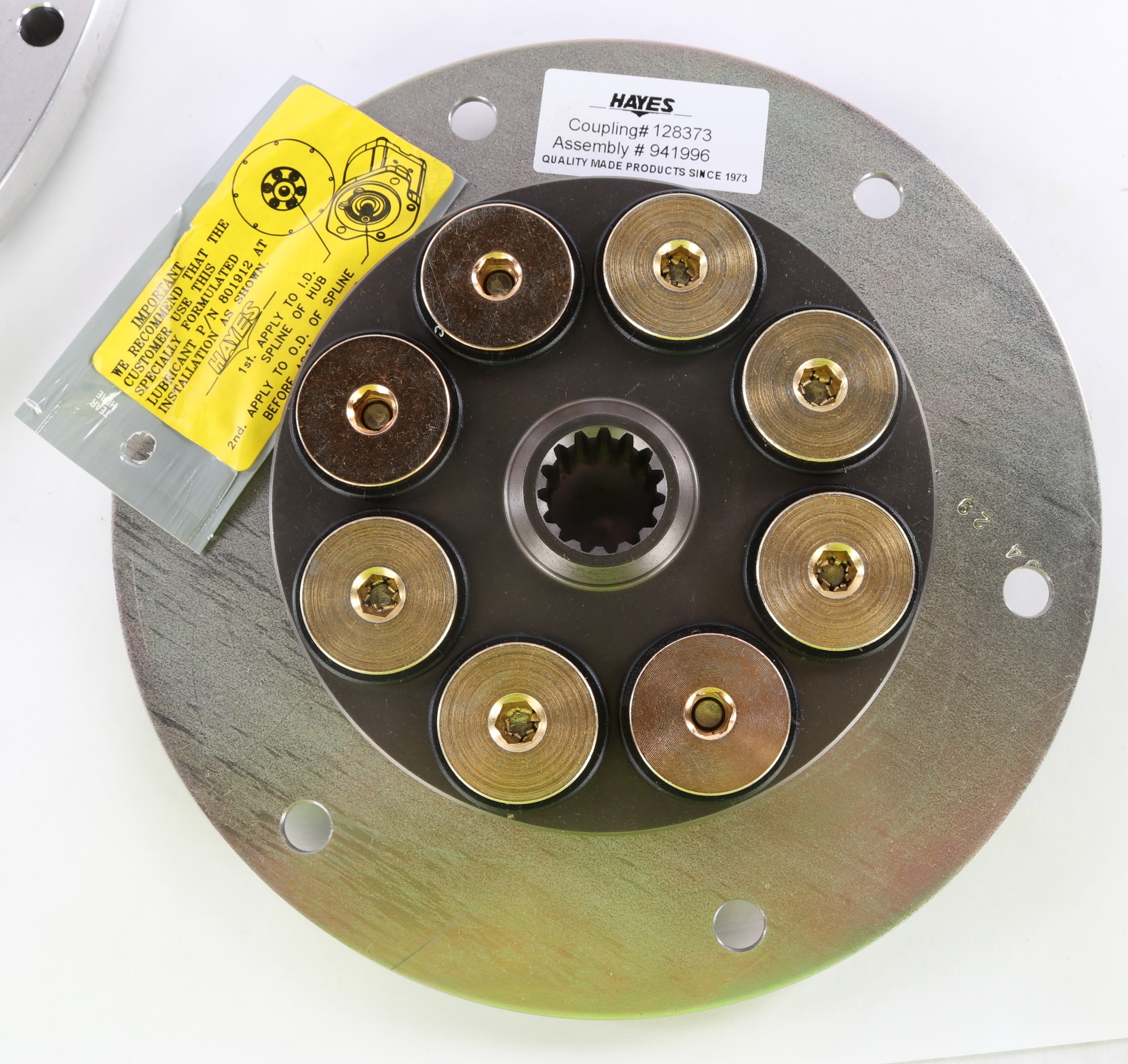 941996 from HAYES MANUFACTURING - PUMP MOUNTING AND COUPLING ASSEMBLY V2