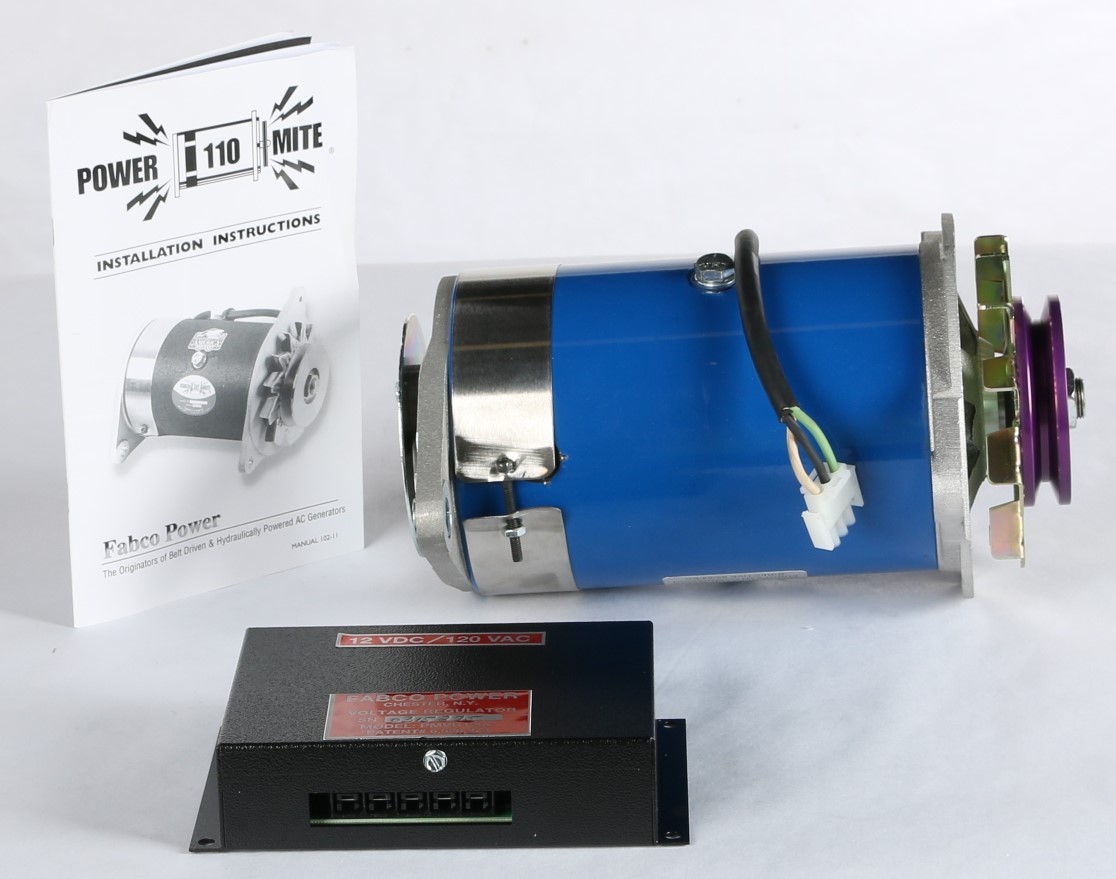 IWS50027 from IWS - -FABCO POWERMITE 110 BELT DRIVEN GENERATOR KIT