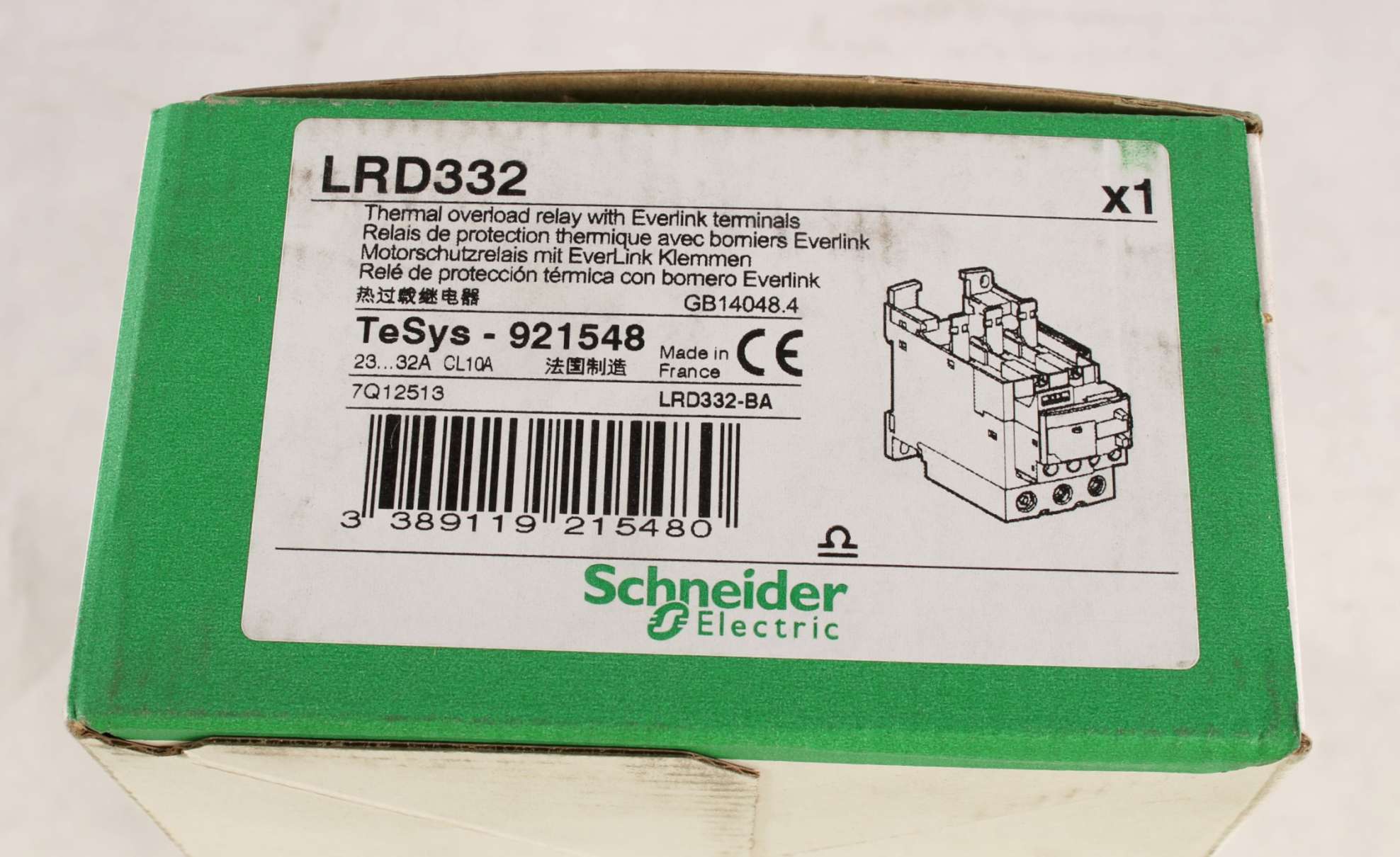 LRD332 from SCHNEIDER ELECTRIC - SQUARE D/MODICON/MERLIN GERIN ...