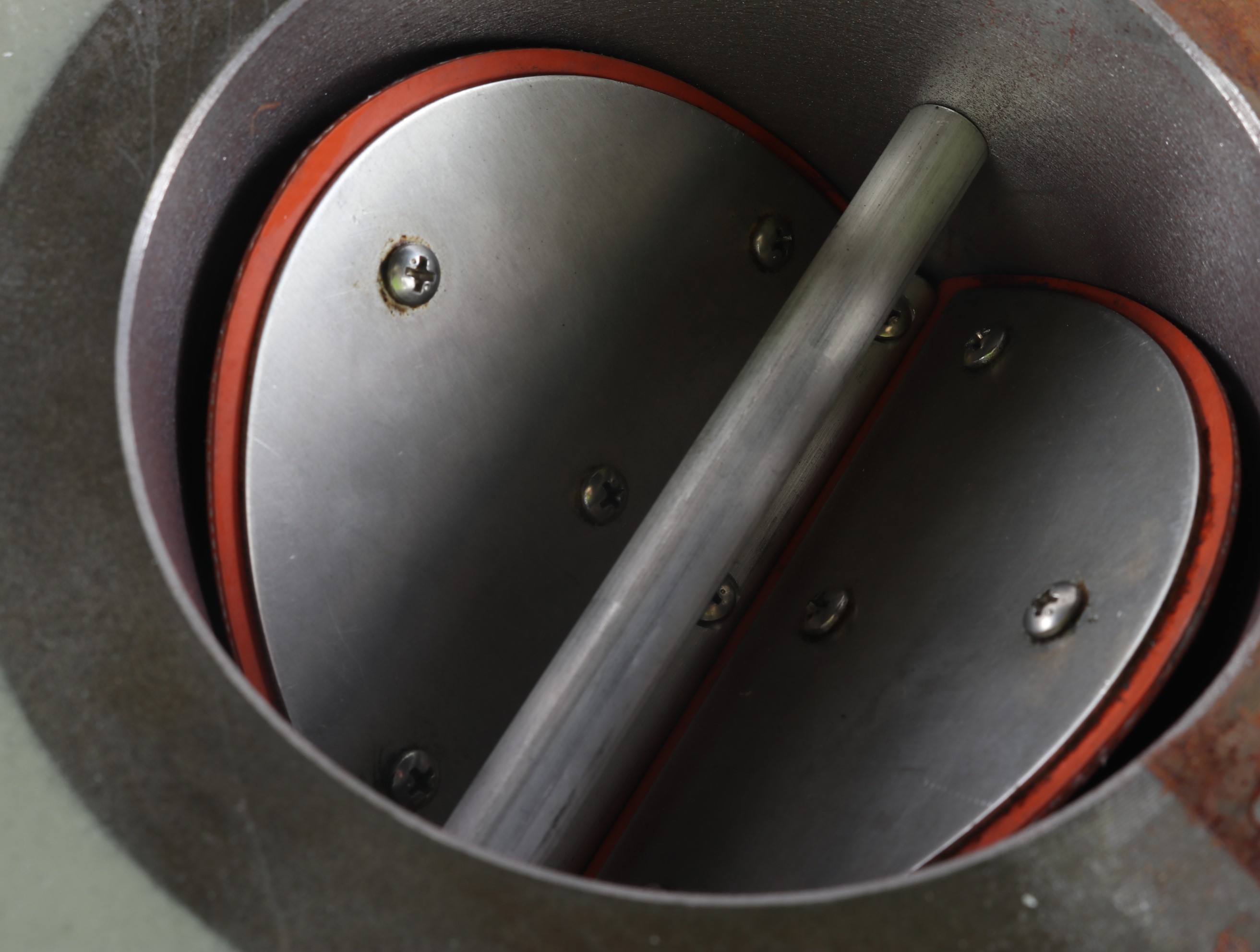 5.0-EHF-CI-AL-S-NS-050-FF from TECHNO - 5in BUTTERFLY CHECK VALVE