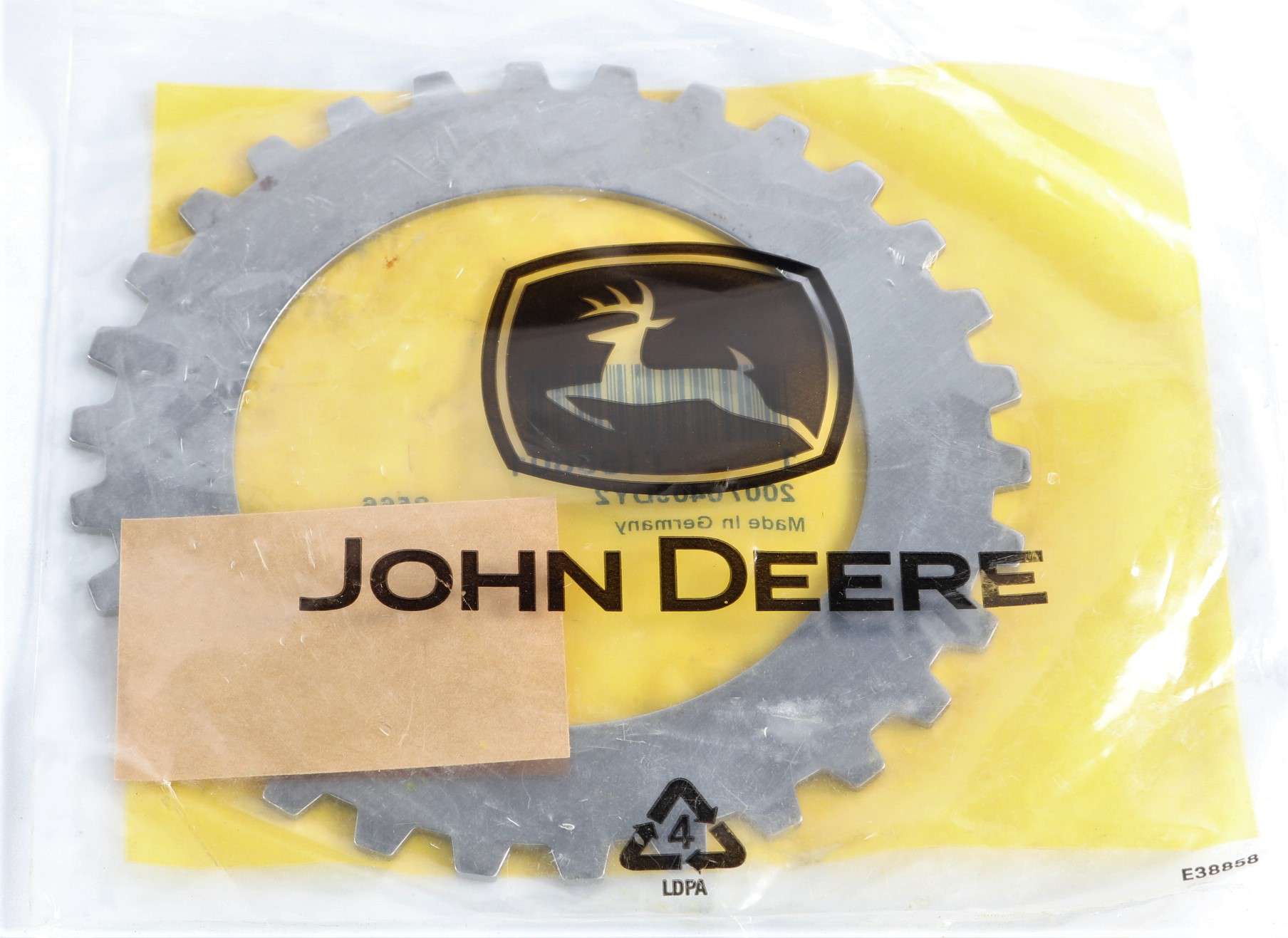 T158801 from JOHN DEERE CONST & FORESTRY - CLUTCH PLATE