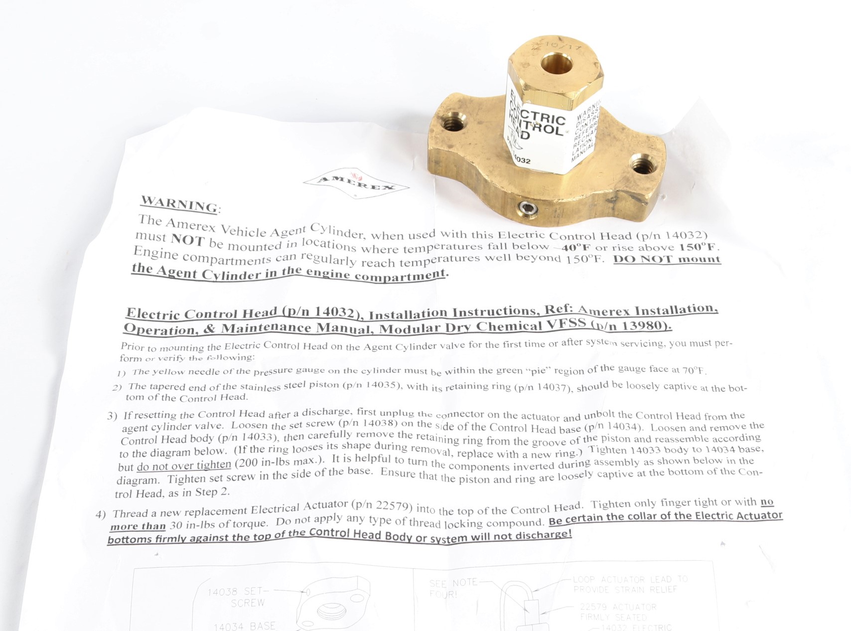 14032 from AMEREX - HEAD ELECTRIC CONTROL