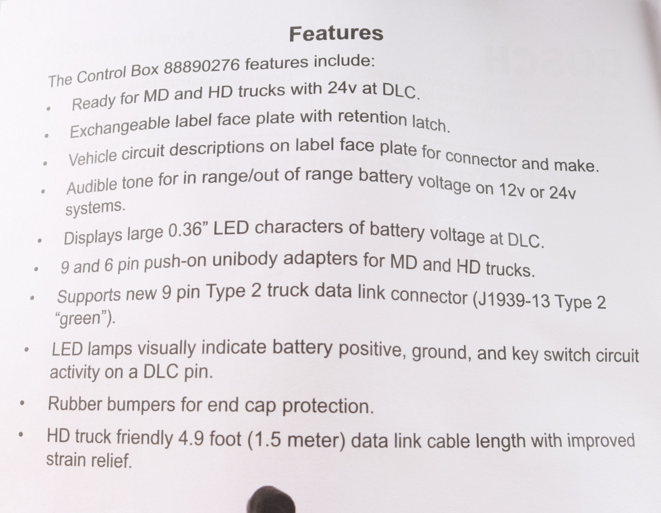 88890276 from VOLVO - CONTROL BOX TOOL KIT