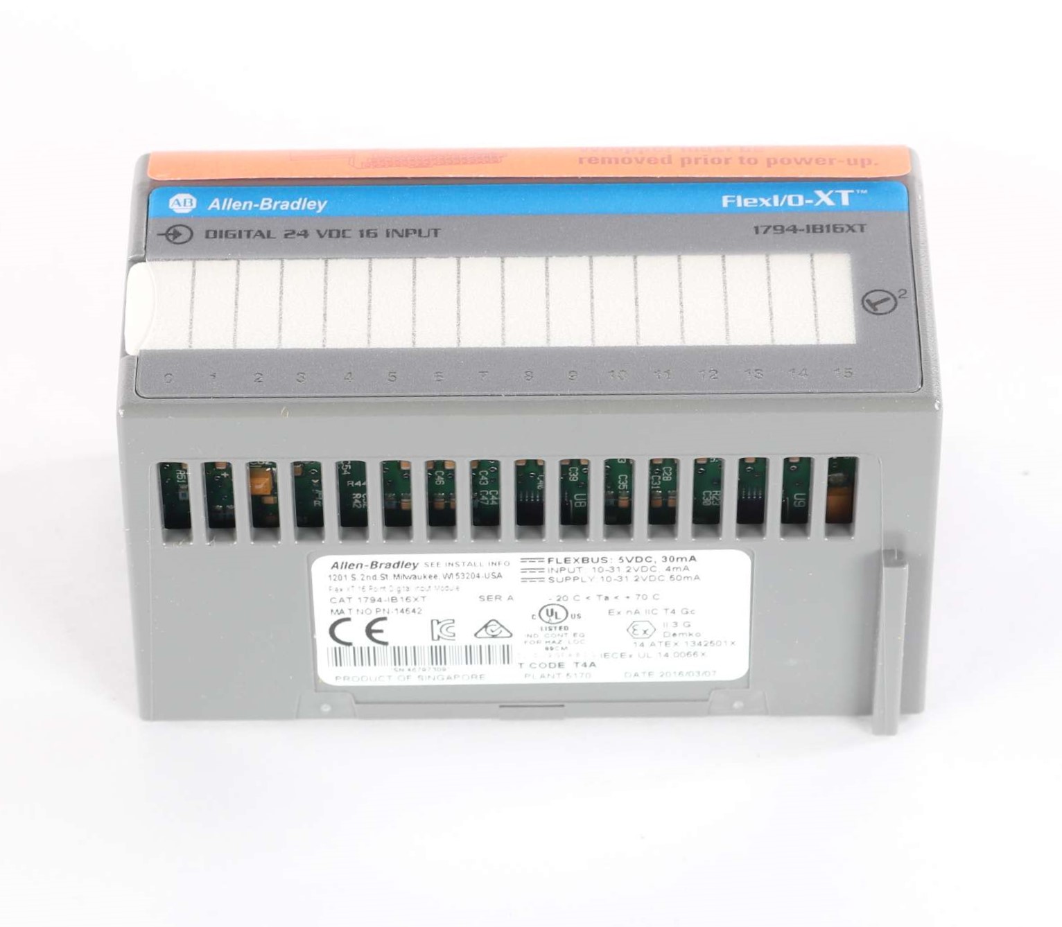 1794-IB16XT from ROCKWELL AUTOMATION - ALLEN-BRADLEY / A-B - MODULE ...