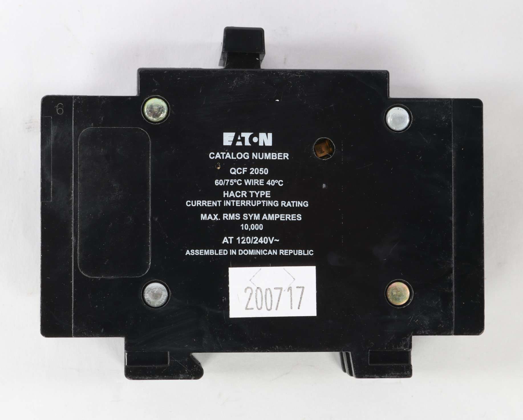 QCF2050 from EATON ELECTRICAL - CUTLER HAMMER - 50A 2-POLE INDUST ...