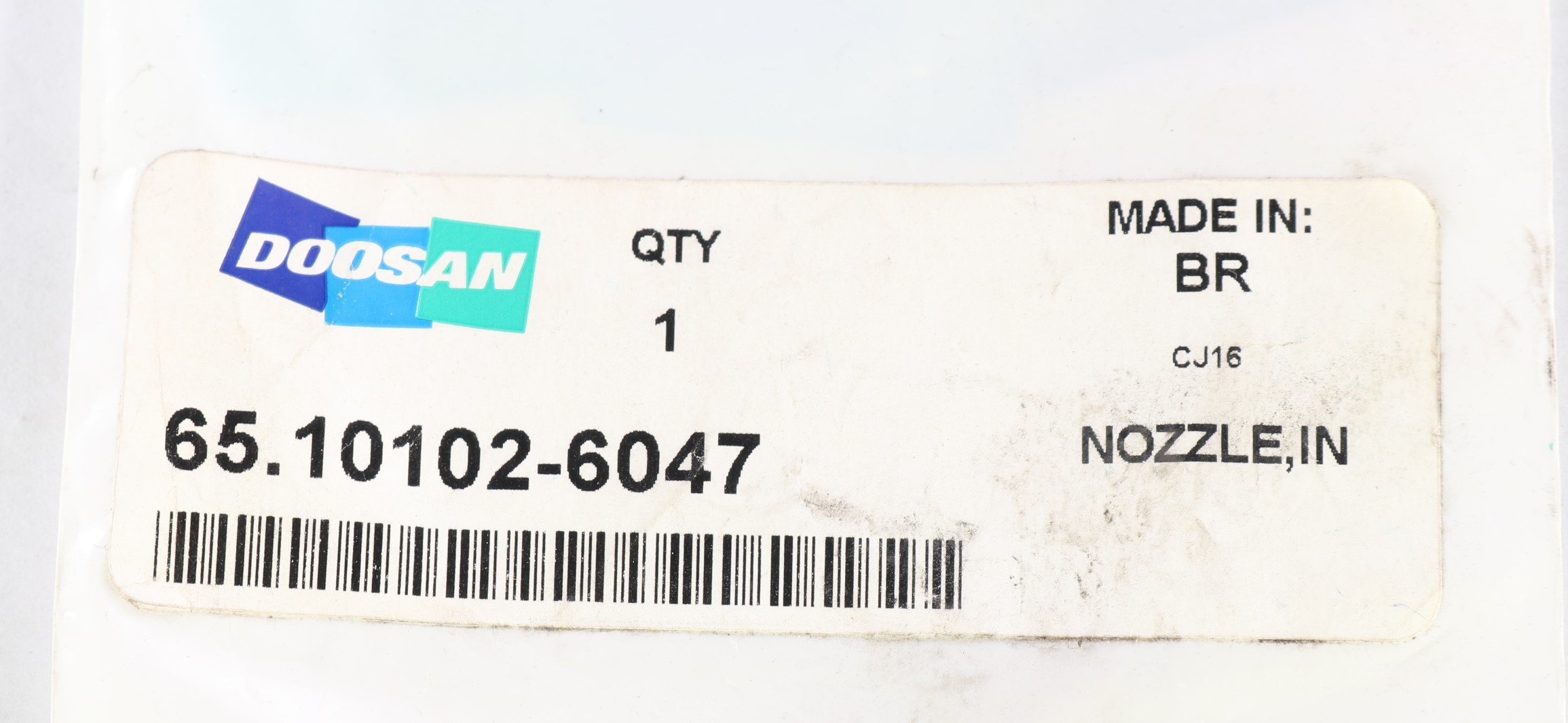 65.10102-6047 from DOOSAN - FUEL INJECTION NOZZLE
