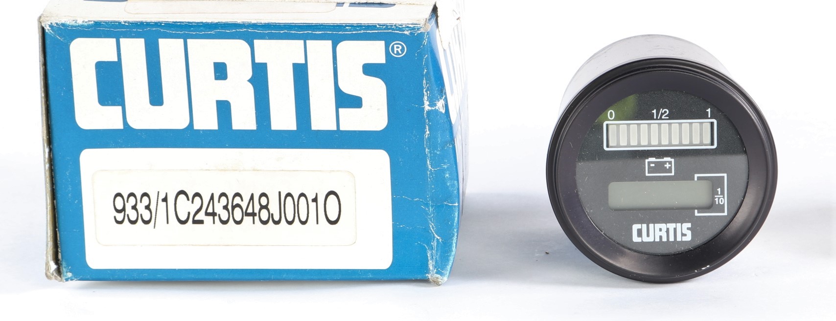 933/1C243648J0010 from CURTIS INSTRUMENTS - BATTERY METER WITH HOURS GAUGE