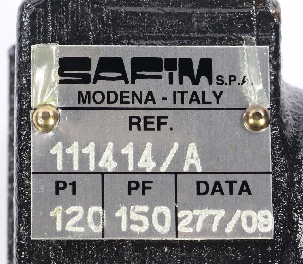 111414/A from SAFIM SPA - SOLENOID VALVE