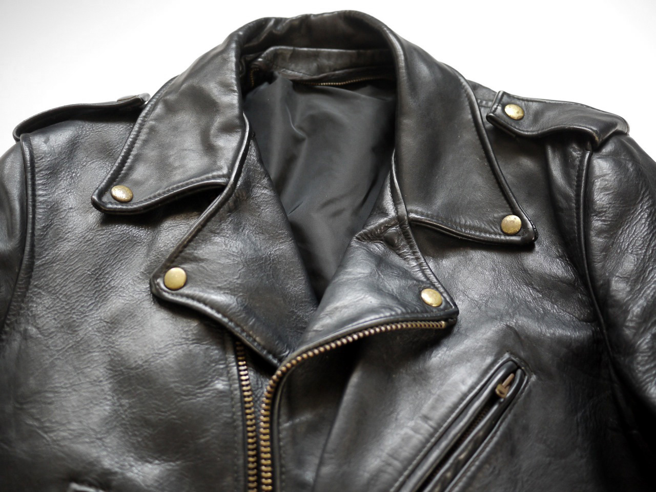 Help ID leather jacket - plaid pocket bags and SERVAL zipper | The ...