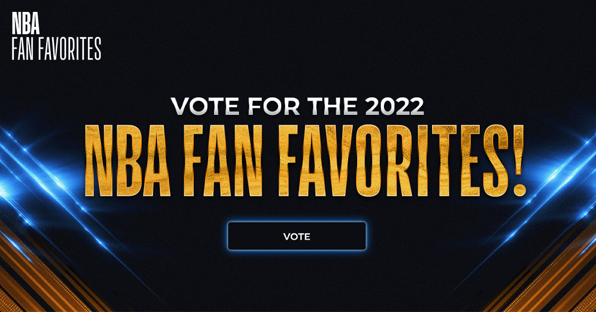 Participate in the 2022 NBA Fan Favorites