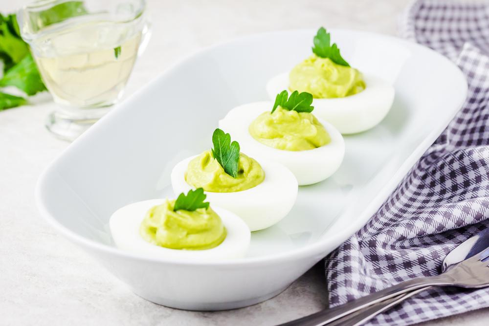 Sweet Pea Deviled Eggs | Jillian Michaels
