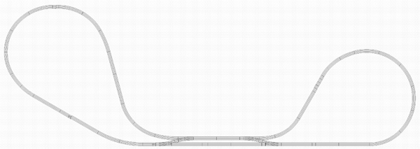 Kato Unitrack Reverse Loop With #4 Switches - DCC, Electrical ...