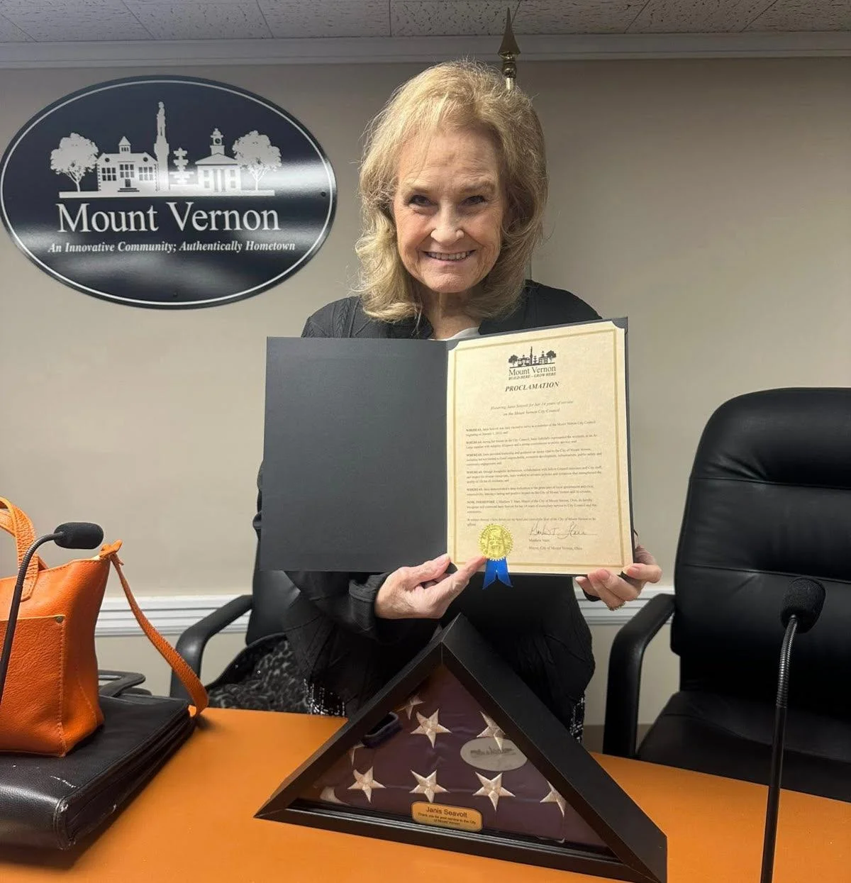 Mount Vernon honors Seavolt, Woods for City Council service | Mount ...