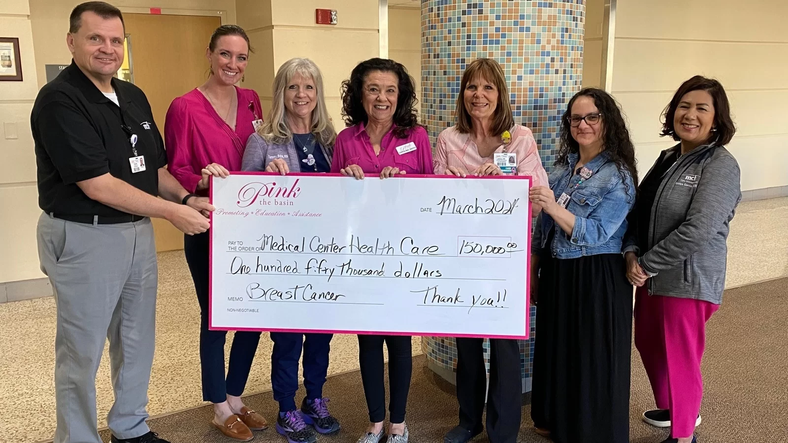 Pink the Basin announces check presentations and allocation of $665,000 ...