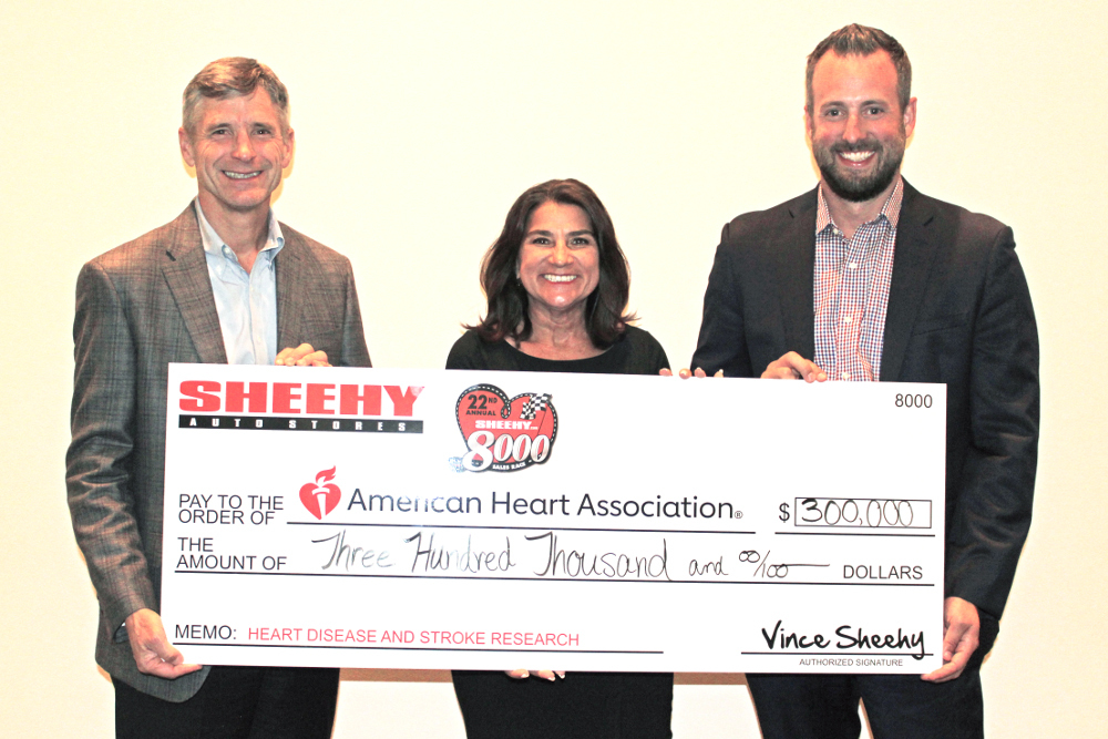 Sheehy Auto Stores raises $300,000 for the AHA | Mega Dealer News