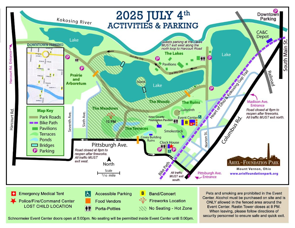 July 4th plus 10th anniversary celebration of Ariel-Foundation Park ...
