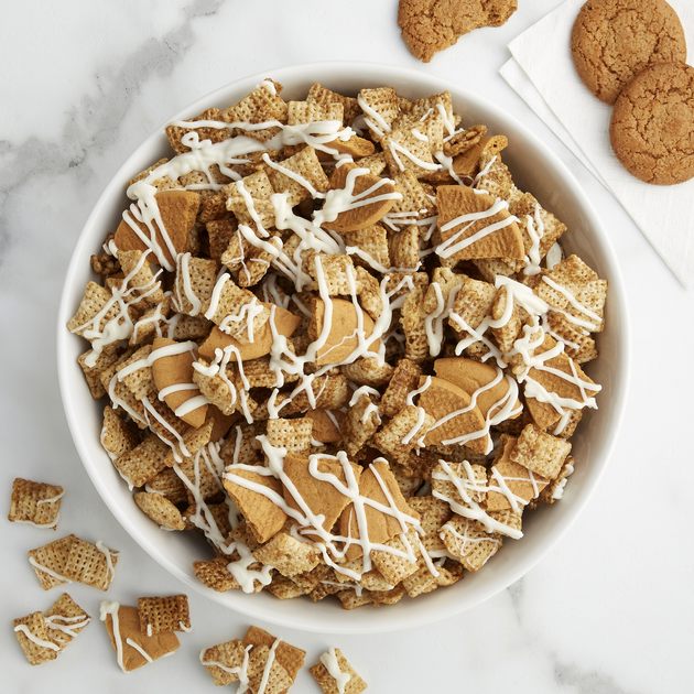 Homemade Gingerbread Chex Party Mix | Holiday Snack Mix