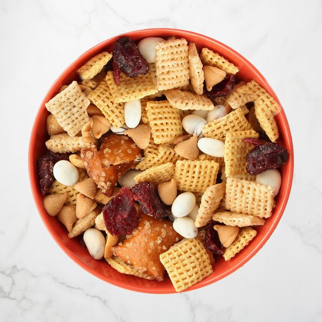Homemade PB and J Chex Trail Mix | Snack Mix Recipe