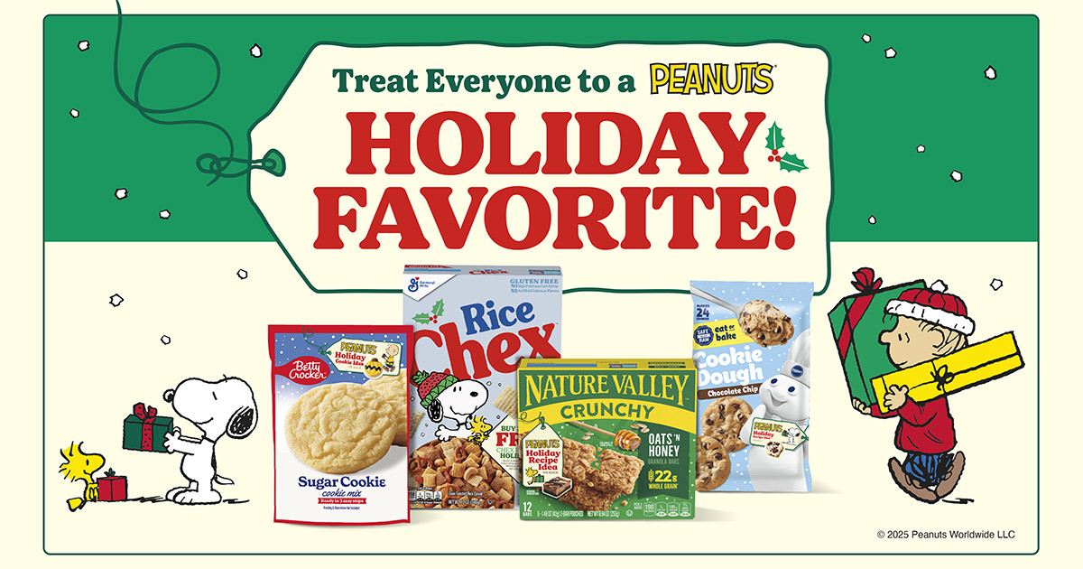 Treat Everyone to a PEANUTS® Holiday Favorite! | Betty Crocker | Chex ...