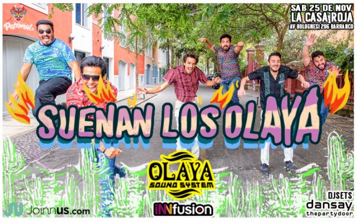 Los Olaya/Olaya Sound System/Innfusion en Patronal | Joinnus