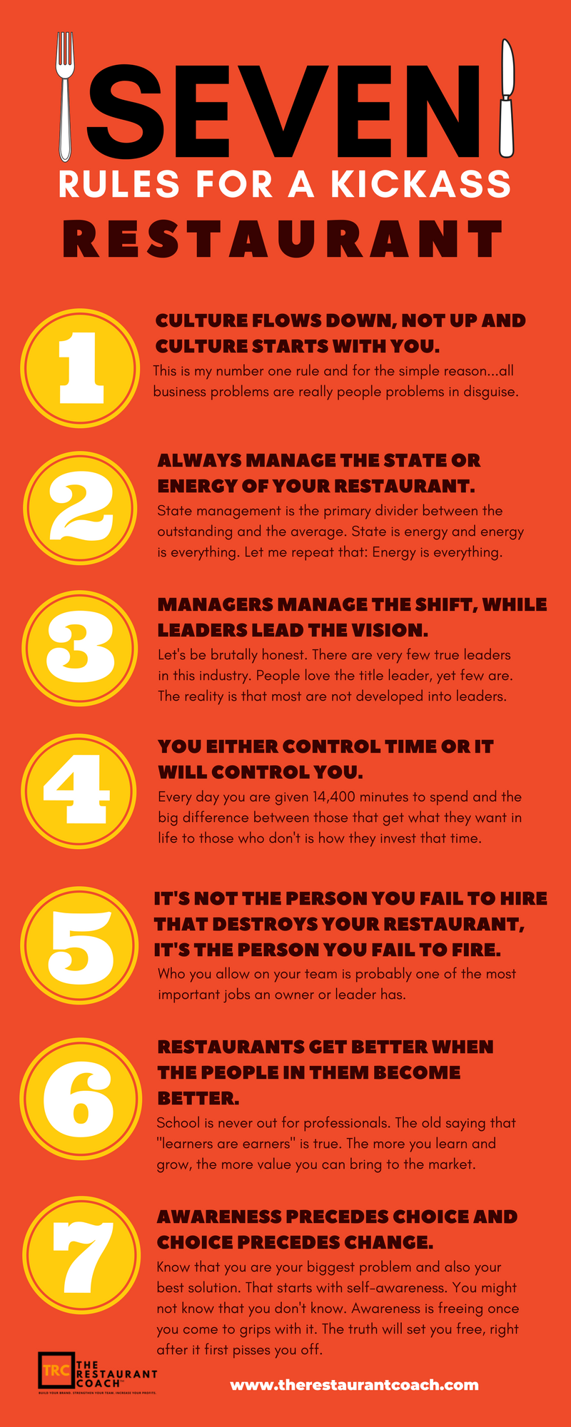 7 Rules For A Kick Ass Restaurant 7 Rules For A Kick Ass Restaurant
