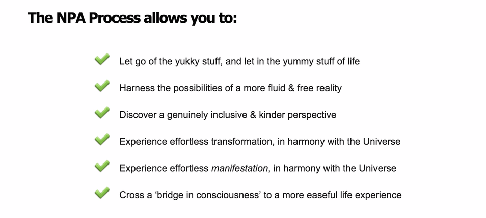 The NPA Process: Basic Training