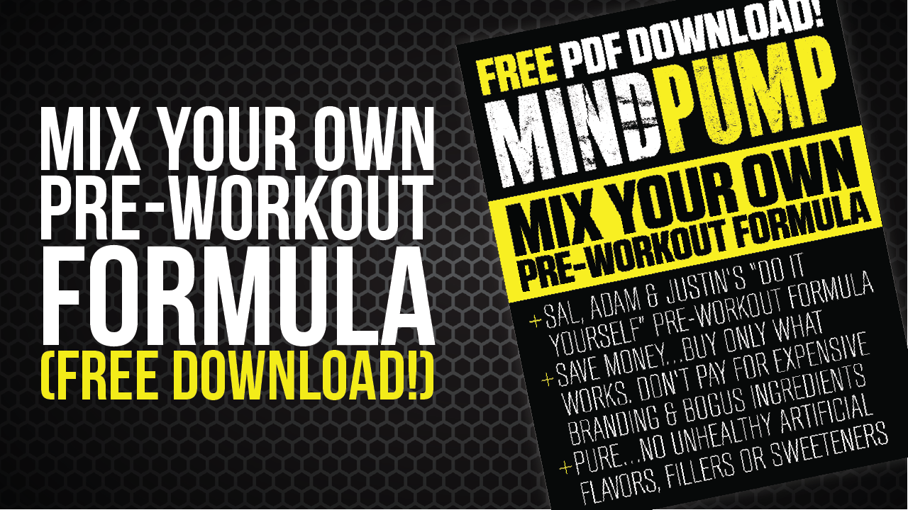 Mix Your Own Pre-Workout Formula