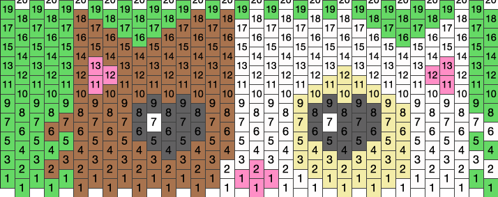 Kitty Pony Bead Patterns | Animals Kandi Patterns for Kandi Cuffs