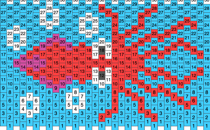 Squid With Bubbles Pony Bead Patterns | Animals Kandi Patterns for ...