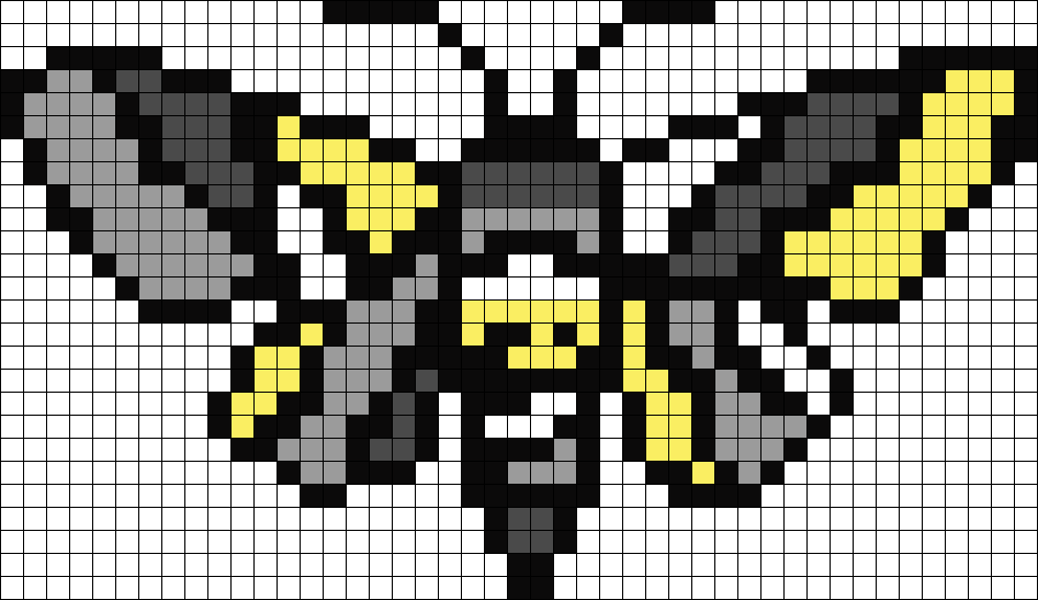 Demi-gender Pride Moth Perler Bead Pattern | Bead Sprites | Animals ...