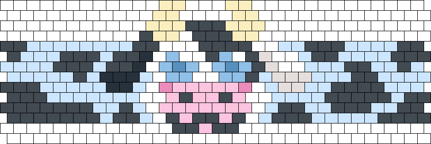 Cow Cuff Bead Pattern | Peyote Bead Patterns | Animals Bead Patterns