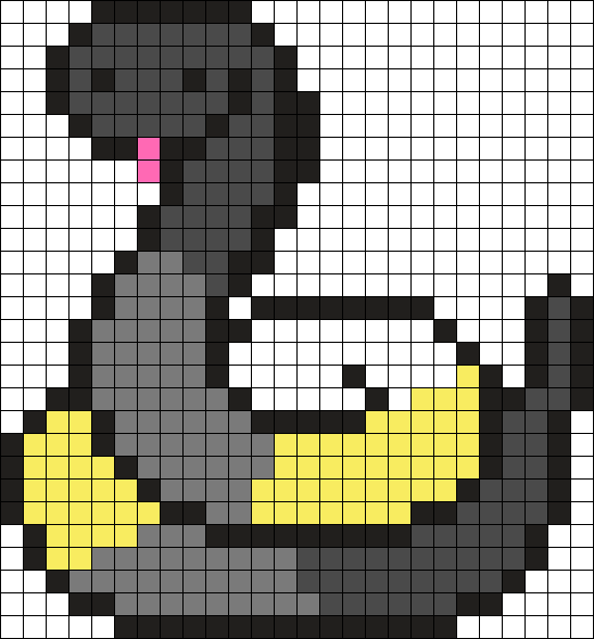 Demigender Snake Perler Bead Pattern | Bead Sprites | Animals Fuse Bead ...