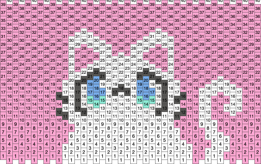 Kitty Cat Kandi Purse (front) Pony Bead Patterns | Animals Kandi ...