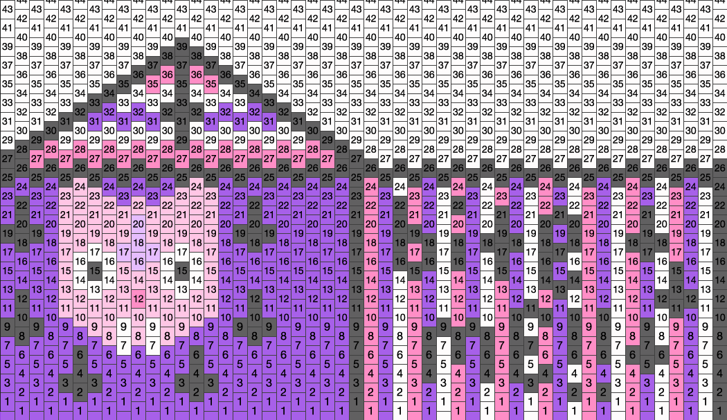 Cat Pastel Goth Wallet Pony Bead Patterns | Animals Kandi Patterns for ...