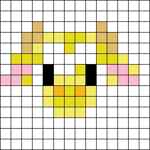 Lemon Cow :D Perler Bead Pattern | Bead Sprites | Animals Fuse Bead ...