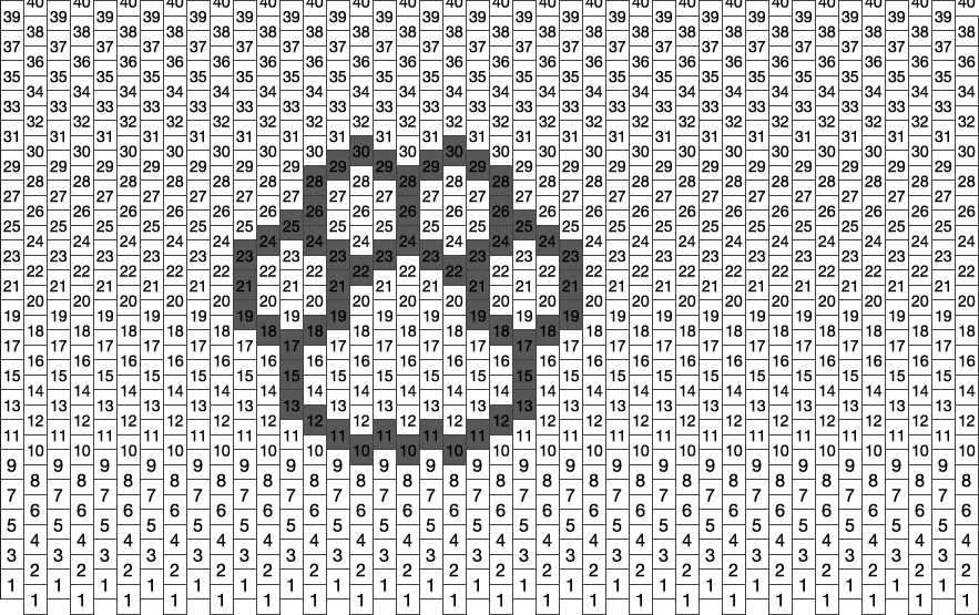 Paw Print 42 X 20 XL Cuff Pony Bead Patterns | Animals Kandi Patterns ...