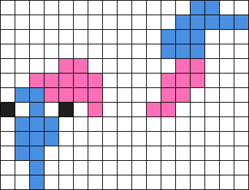 Transgender Worm On String Perler Bead Pattern | Bead Sprites | Animals ...