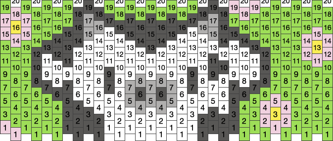 Cow+flowers Kandi Cuff Pony Bead Patterns | Animals Kandi Patterns for ...