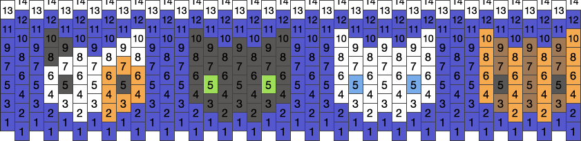 Cat Cuff Pony Bead Patterns | Animals Kandi Patterns for Kandi Cuffs