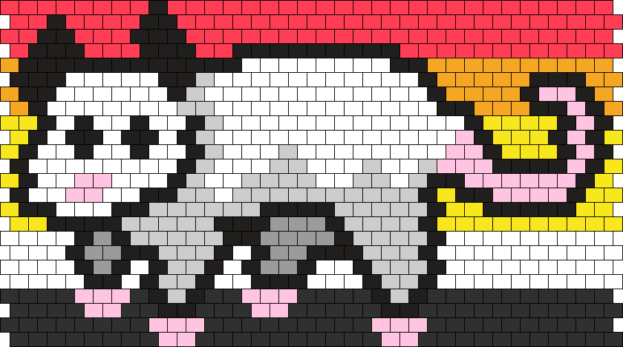 Lithromantic Possum Cuff Bead Pattern | Peyote Bead Patterns | Animals ...