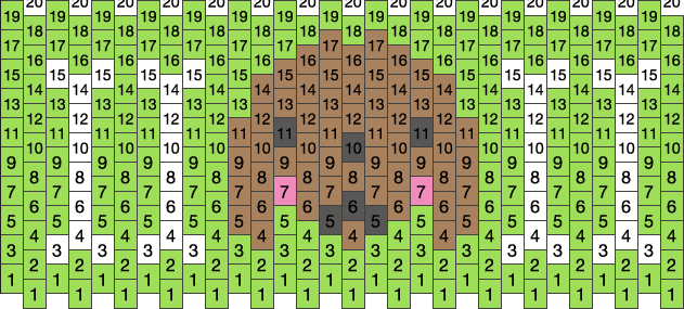 Dog Dayz Pony Bead Patterns | Animals Kandi Patterns for Kandi Cuffs